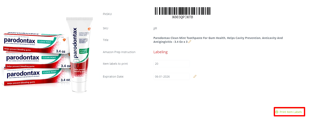 6. How To Add Expiration Dates To Your Item Labels – 2D Workflow