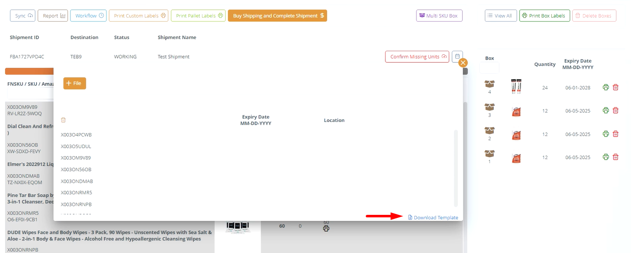 8. How To Add Warehouse Locations To Items In Your Shipment – 2D Workflow