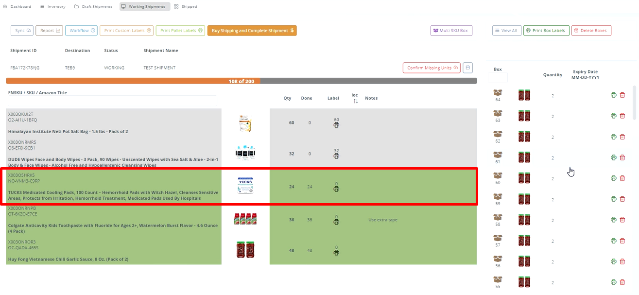12. How to Delete Completed Boxes – 2D Workflow