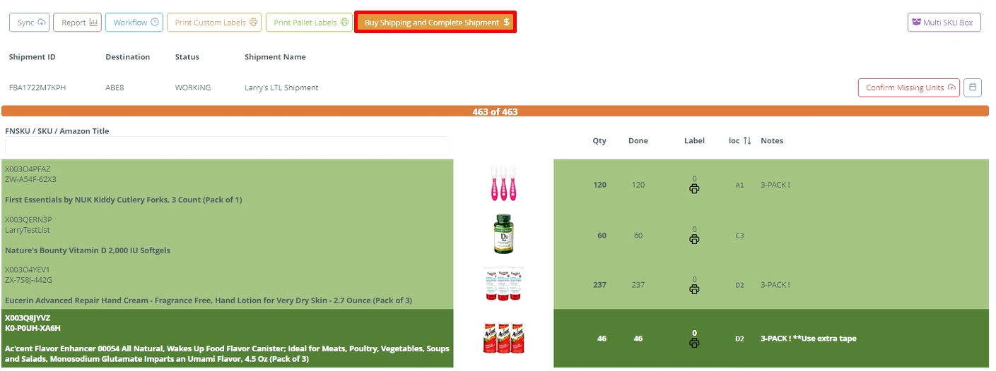 19. How to Buy Amazon Partnered Shipping – 2D Workflow