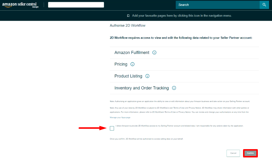 1. Connecting and Managing Multiple Amazon Storefronts – 2D Workflow