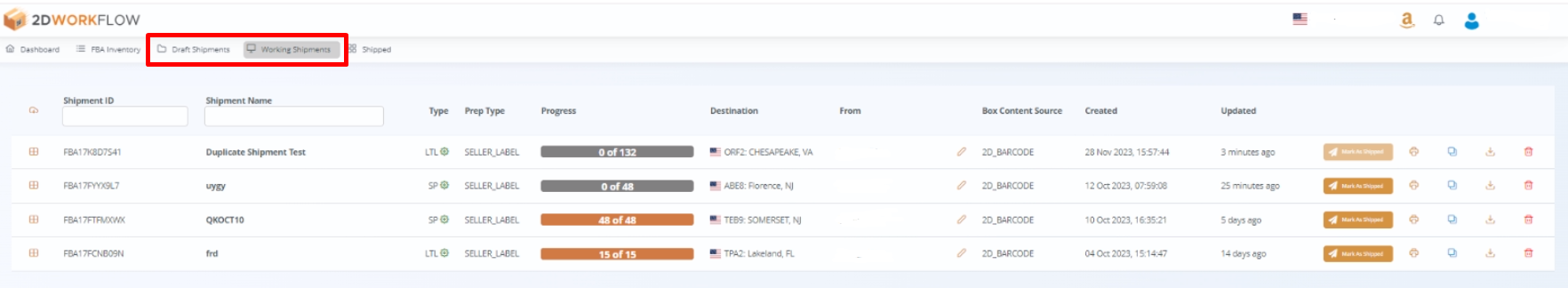 29. How to Download a Picklist/Shipment Information – 2D Workflow