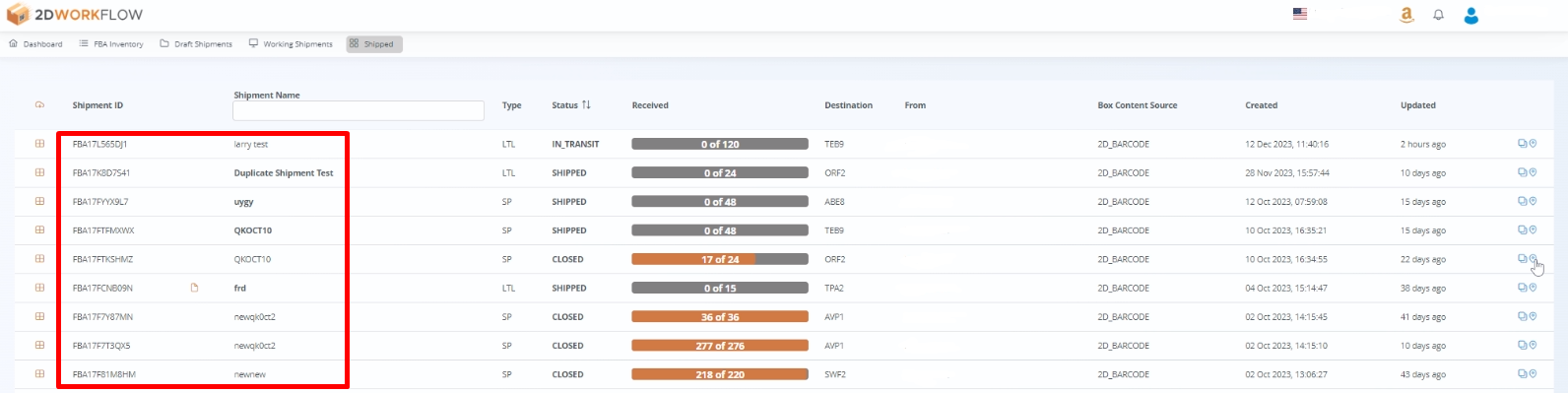 5. How To Track My Shipments and Find My Tracking Number – 2D Workflow