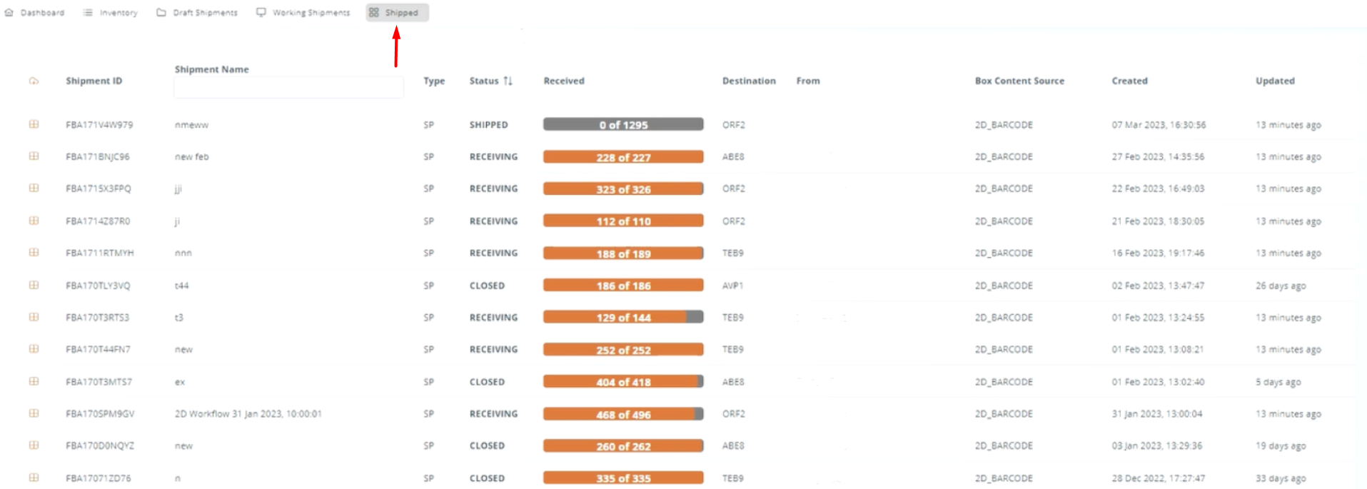 5. How To Track My Shipments and Find My Tracking Number – 2D Workflow