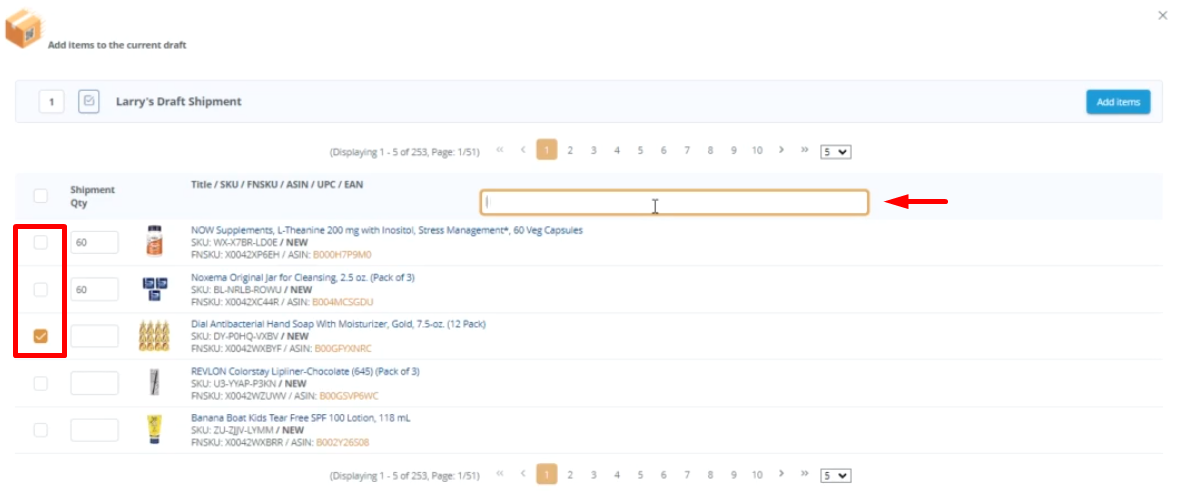 How to Add New SKUs into my Draft Shipment – 2D Workflow