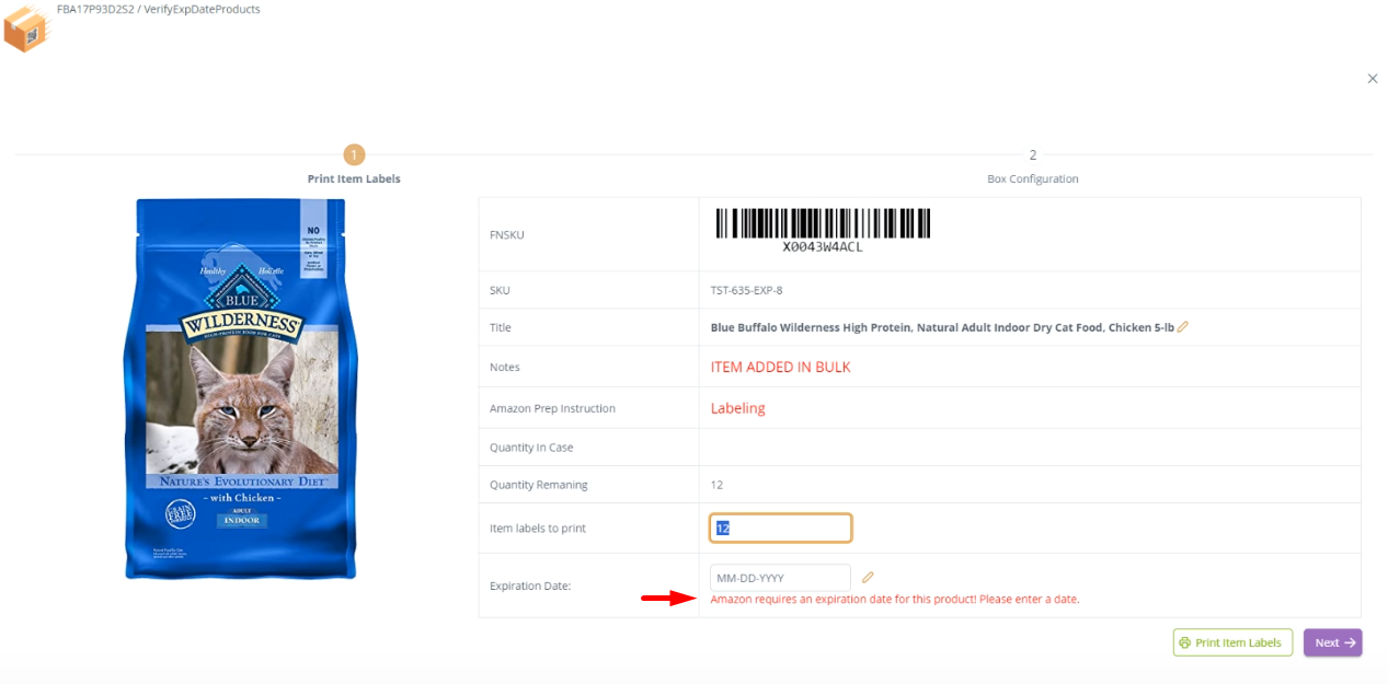 5. How to Know which Items Need Expiration Dates – 2D Workflow