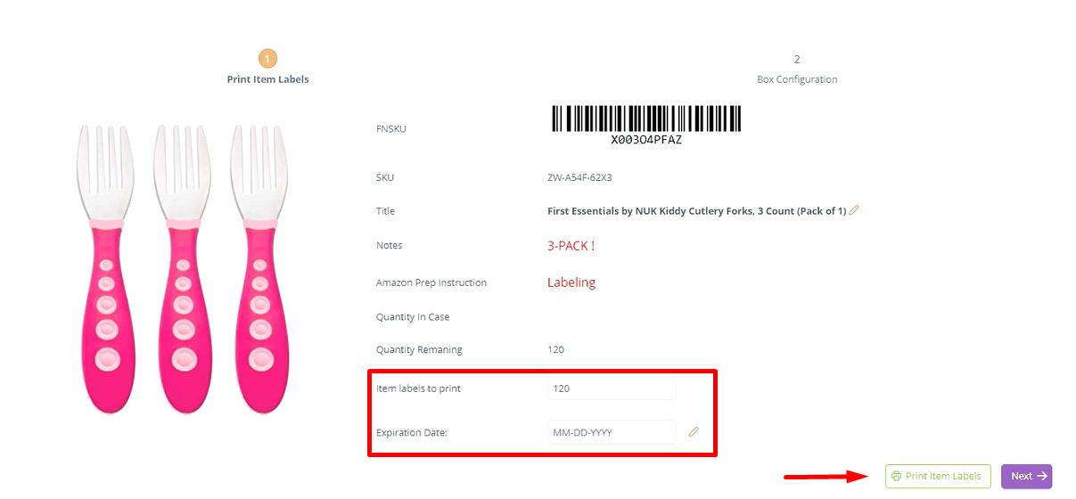 1. LTL/FTL Shipments and Product Prep (Shipping Pallets) – 2D Workflow