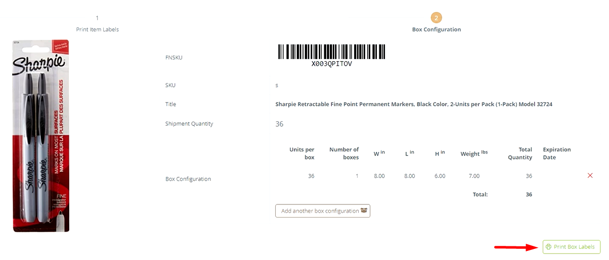 2. SPD Shipments and Product Prep (Shipping Boxes) – 2D Workflow