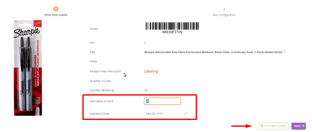 2. SPD Shipments and Product Prep (Shipping Boxes) – 2D Workflow