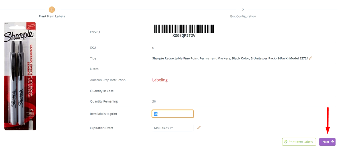 2. SPD Shipments and Product Prep (Shipping Boxes) – 2D Workflow