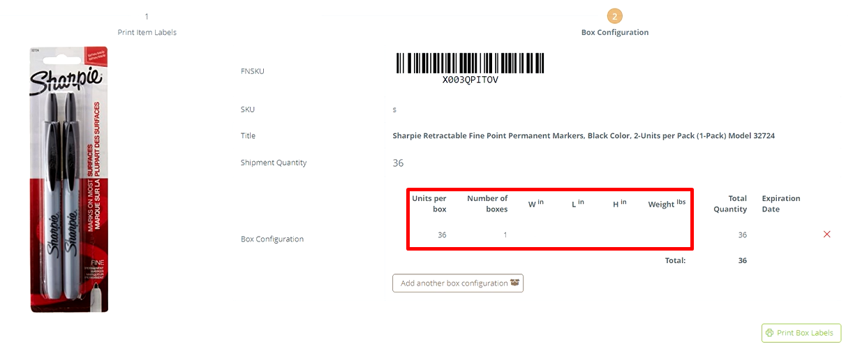 2. SPD Shipments and Product Prep (Shipping Boxes) – 2D Workflow