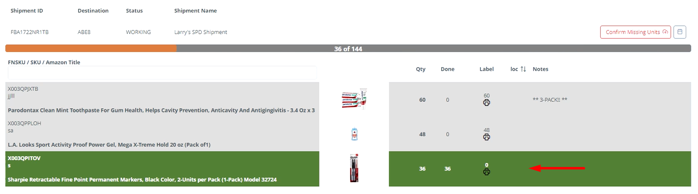 2. SPD Shipments and Product Prep (Shipping Boxes) – 2D Workflow