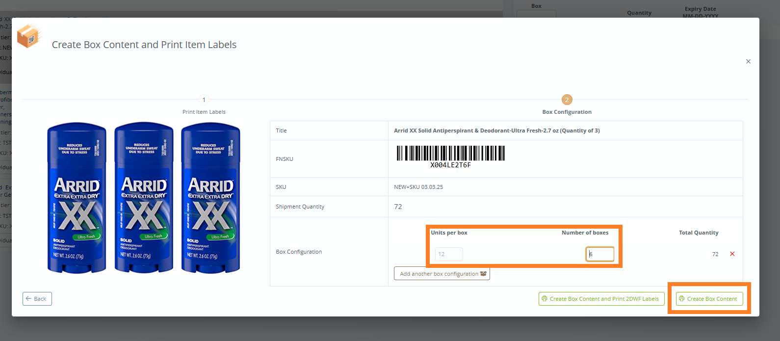 5. LTL/FTL Workflow (Pallet Shipments - Case Packed) – 2D Workflow