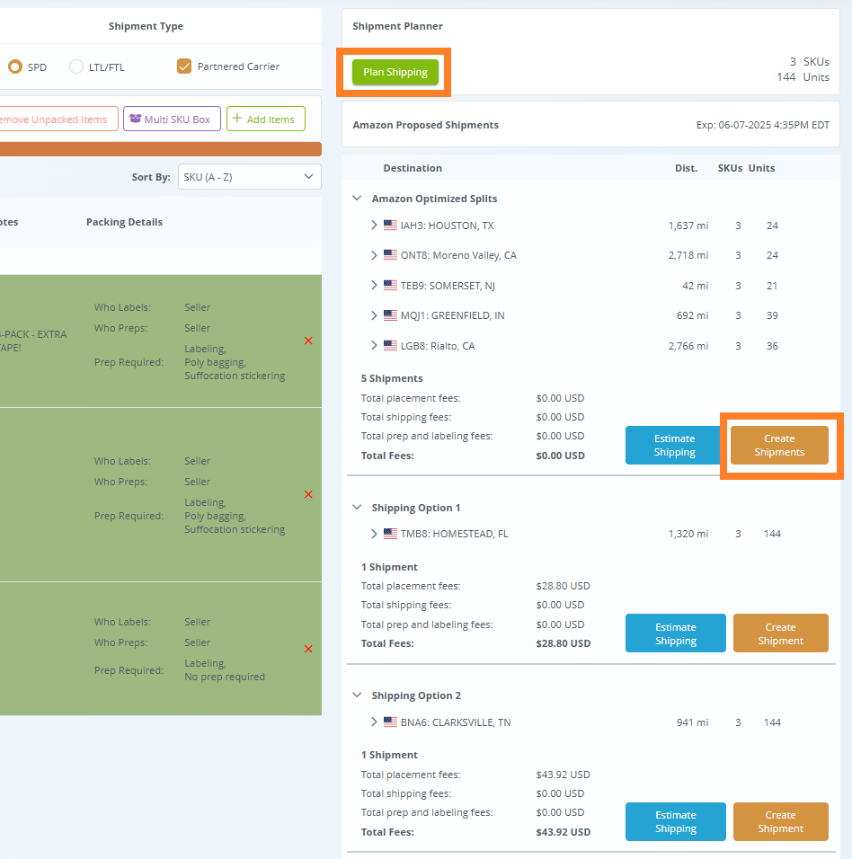3. SPD Workflow (Small Parcel Shipments) – 2D Workflow