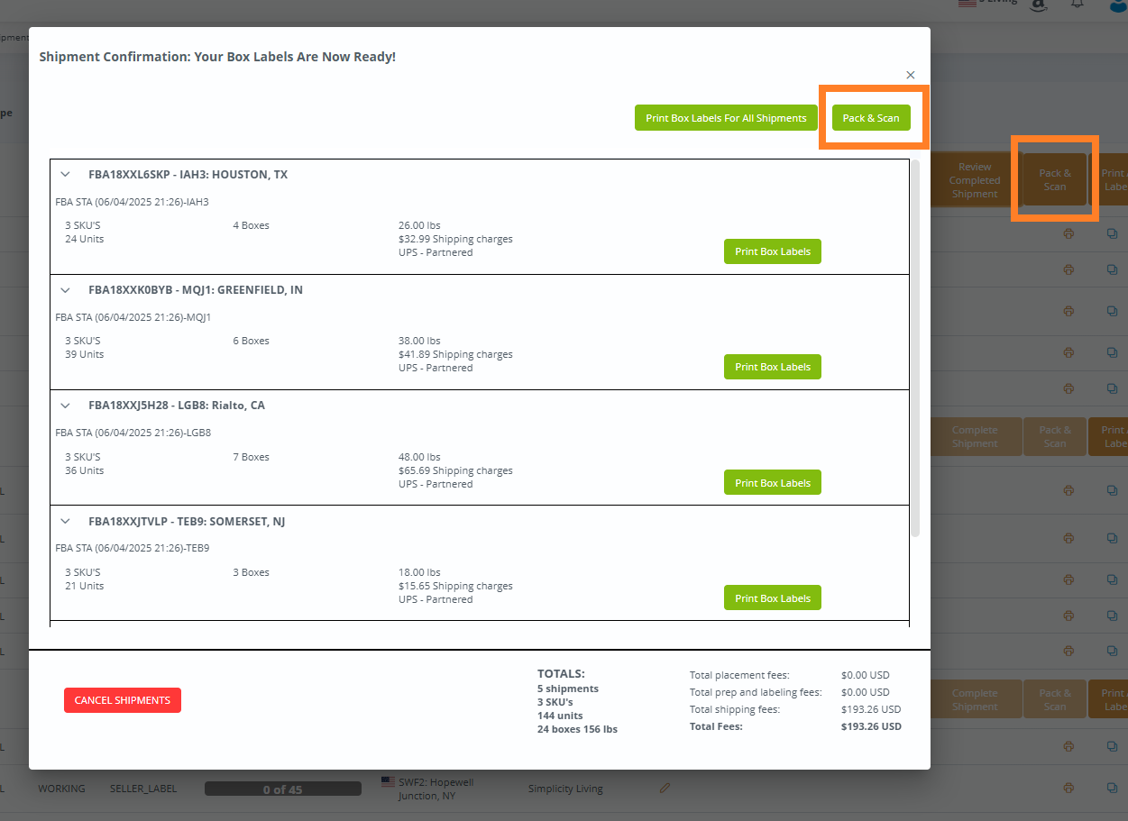 3. SPD Workflow (Small Parcel Shipments) – 2D Workflow