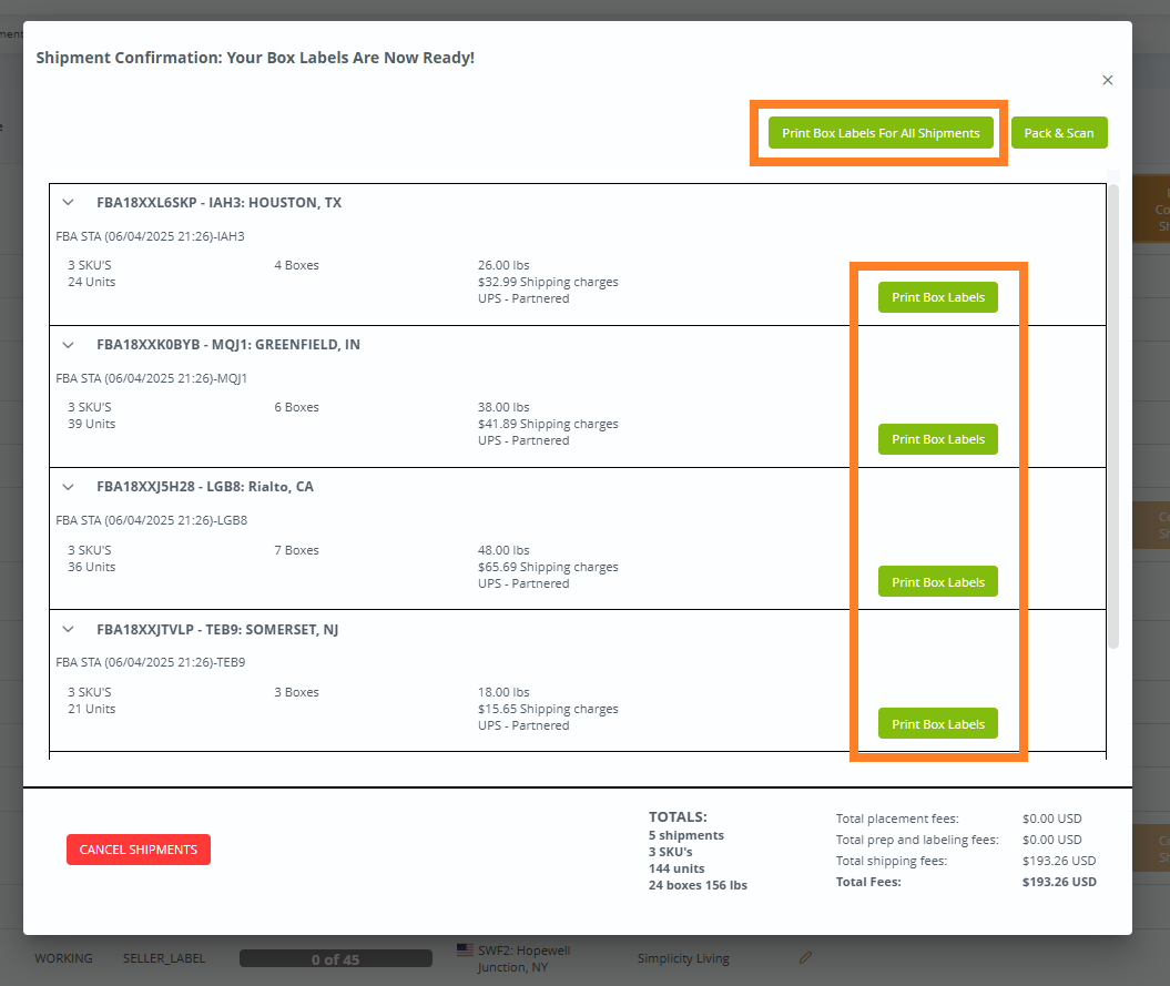 How to Create SPD (Small Parcel) Shipments – 2D Workflow